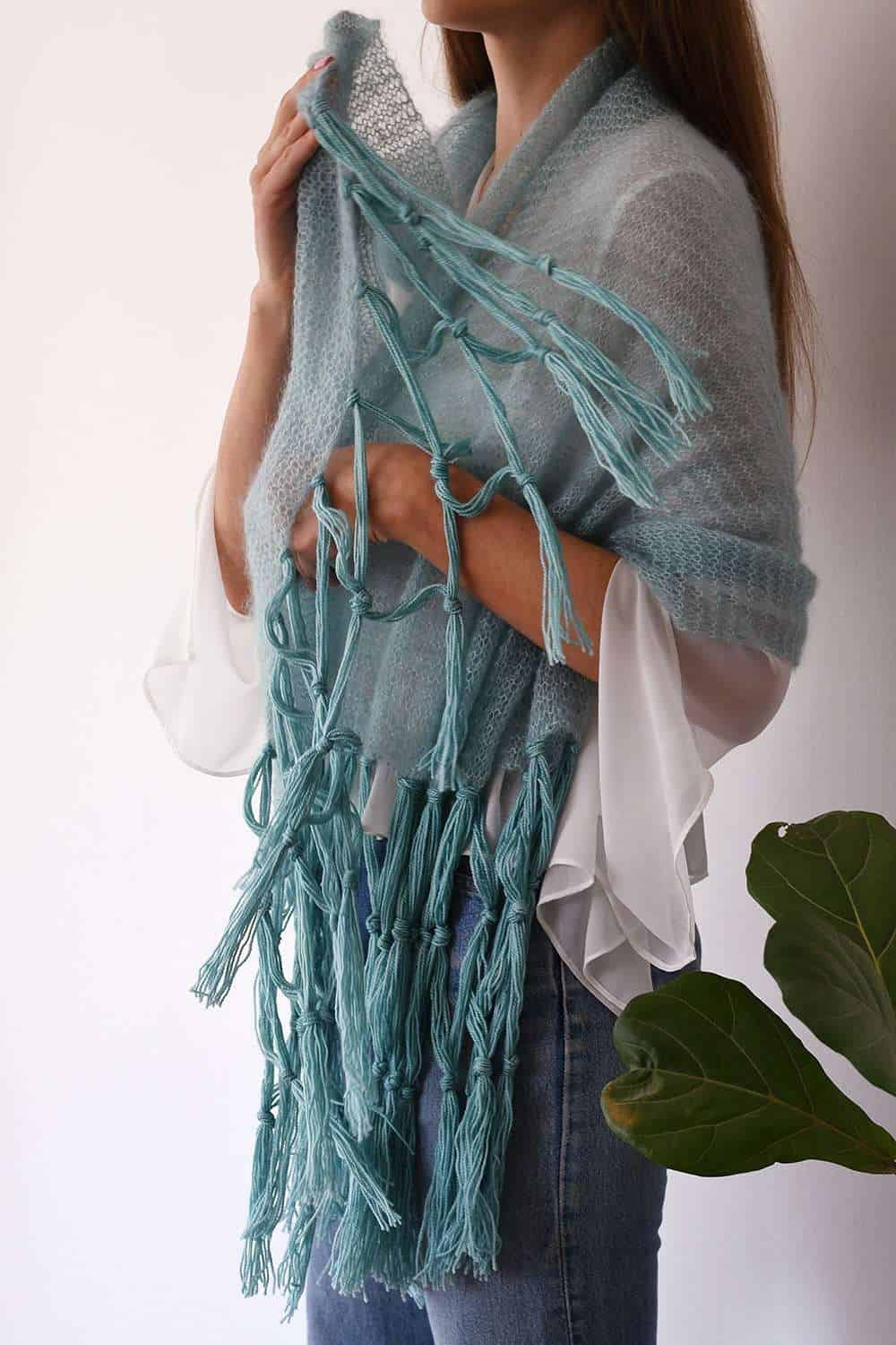 Knit your own: Dreamy shawl in summer colours